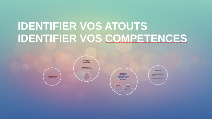 IDENTIFIER VOS ATOUTS IDENTIFIER VOS COMPETENCES by Steph TERRIER on Prezi