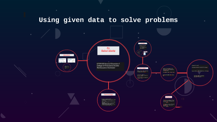 Using given data to solve problems by Rahul Shetty on Prezi