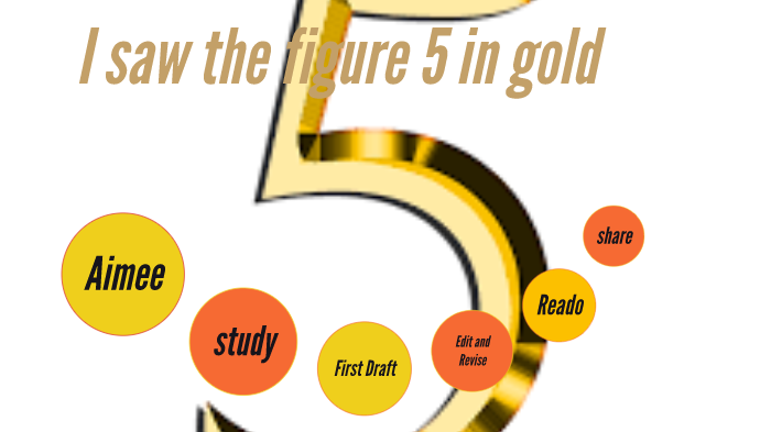 I saw the figure 5 in gold by aimee lenhard on Prezi