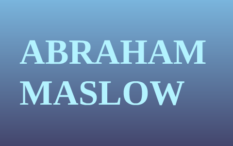 Maslow's Hierarchy by Ashley Wardman