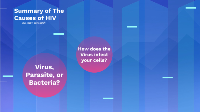 Summary of the causes of HIV by Jason Weisbach on Prezi