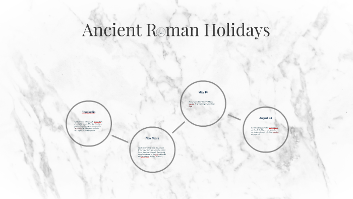 Ancient Roman Holidays by Gavin Lamb on Prezi