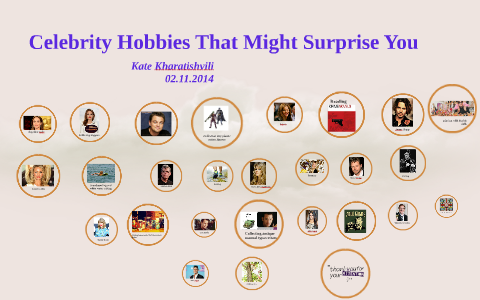 Celebrity Hobbies That Might Surprise You by Ketevani Kharatishvili