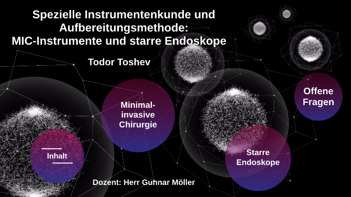 Spezielle Instrumentenkunde und Aufbereitungsmethode MIC-Instrumente ...