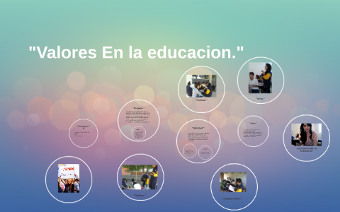 "Valores En la educacion." by Luis Sykes on Prezi