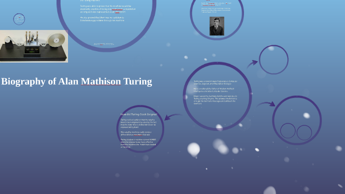 Biography of Alan Mathison Turing by Daniel Frydman on Prezi