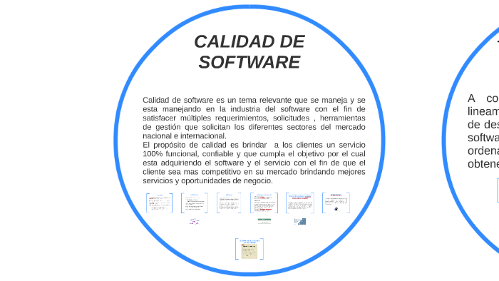 CALIDAD DE SOFTWARE by Anderson Sanchez on Prezi