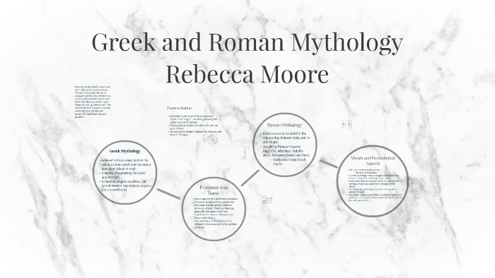 Greek and Roman Mythology by Rebecca Moore