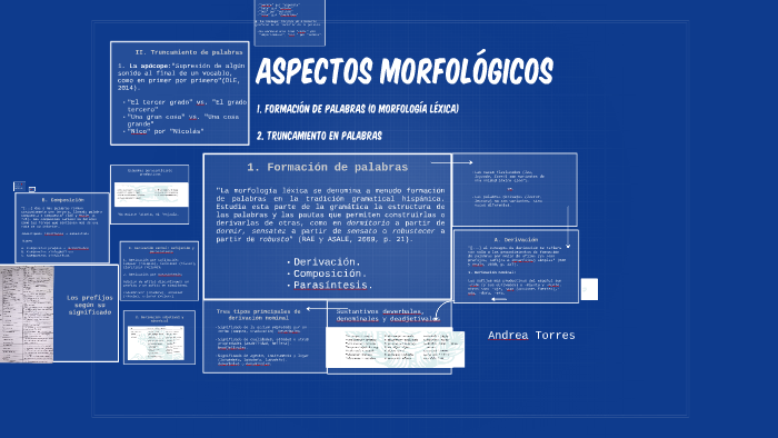 Aspectos morfológicos by Andrea Torres on Prezi