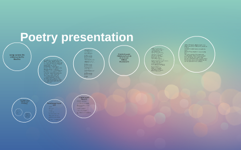 Poetry presentation by on Prezi