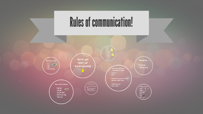 Rules of conversation in class! by Mariana Hora on Prezi