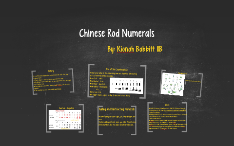 Chinese Rod Numerals by Kionah Babbitt on Prezi