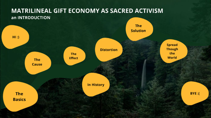 Introduction to the Matrilineal Gift Economy as Sacred Activism by ...