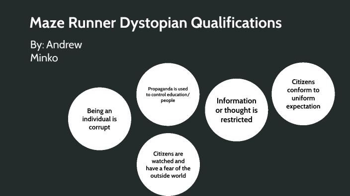 Maze Runner Dystopian Qualifications by Andrew Minko on Prezi