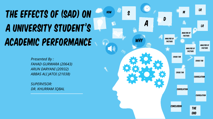 The effects of (SAD) on a university student’s academic performance by ...