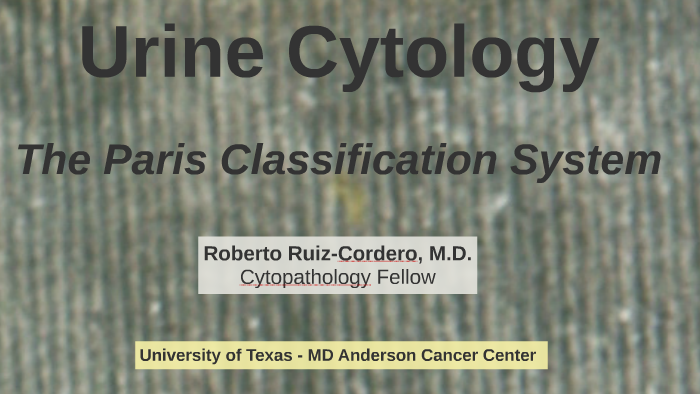 Paris system urine cytology by Roberto Ruiz on Prezi