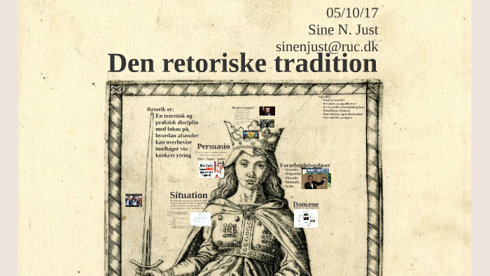 Den retoriske tradition by Sine Just on Prezi