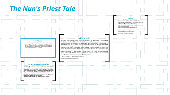 The Nun's Priest Tale by Chadaria Thurman on Prezi