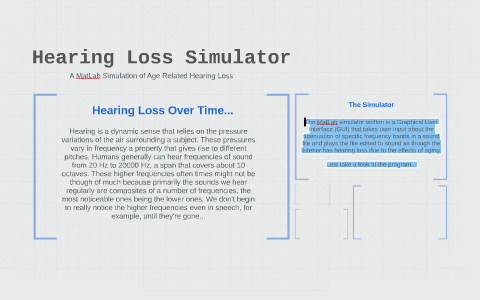 Hearing Loss Simulator by Christian Freitas on Prezi