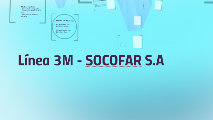 Línea 3M - SOCOFAR S.A by Tamara Sepulveda on Prezi