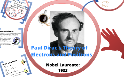 Paul Dirac and His Nobel Prize Winning Theory of Electrons and ...