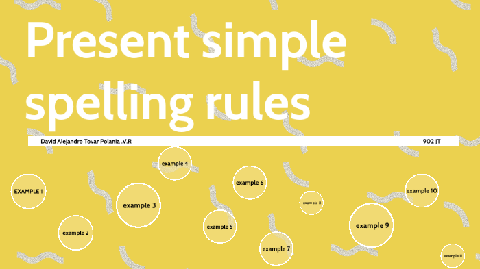 Present simple spelling rules by David Tovar on Prezi
