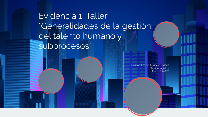Evidencia 1, Taller "Generalidades de la gestión del talento humano y subprocesos" by Cristian ...