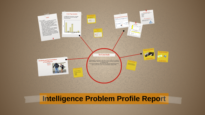 INTELLIGENCE PROBLEM PROFILE REPORT by Karla Brass on Prezi