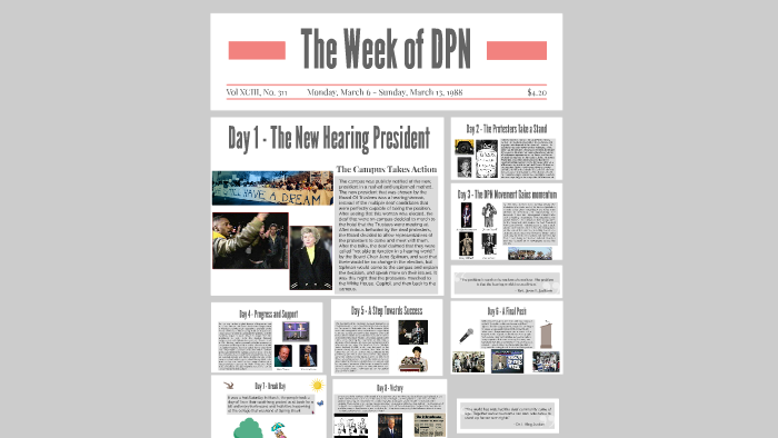 The Week of DPN by Nick Dandola on Prezi