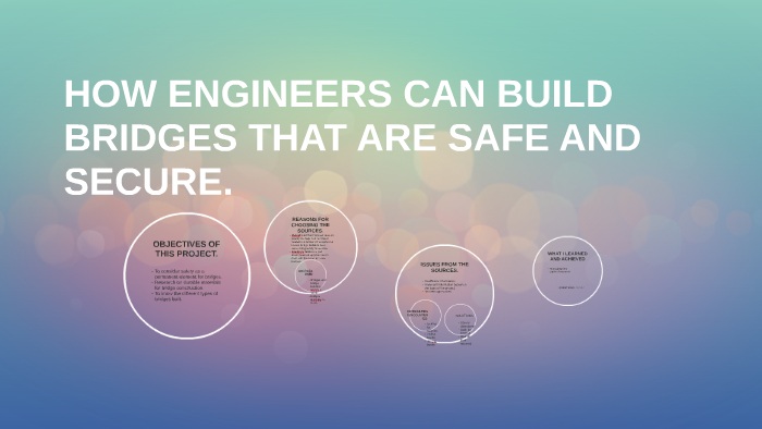 HOW ENGINEERS CAN BUILD BRIDGES THAT ARE SAFE AND SECURE. by Maker jur ...