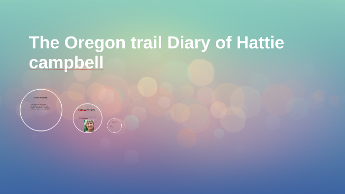 The Oregon trail Diary of Hattie campbell by angel ceja on Prezi
