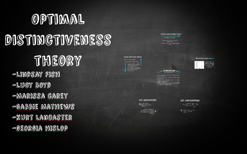 Optimal distinctiveness theory by Lucy Boyd on Prezi
