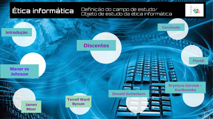 Ética informática - definição do campo de estudo by Gestão Informática ...
