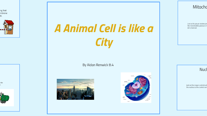 A Animal Cell is like a City by Bob Jeff on Prezi