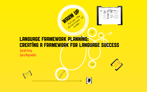 Language Framework Planning: Creating a Framework for Language Success ...