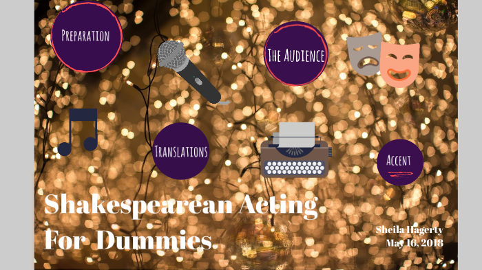 Shakespearean Acting for Dummies by Sheila Hagerty on Prezi