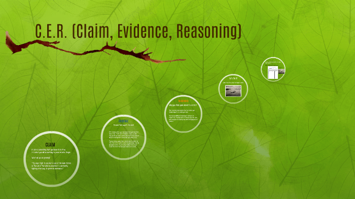 C.E.R. (Claim, Evidence, Reasoning) by Jen Redding on Prezi