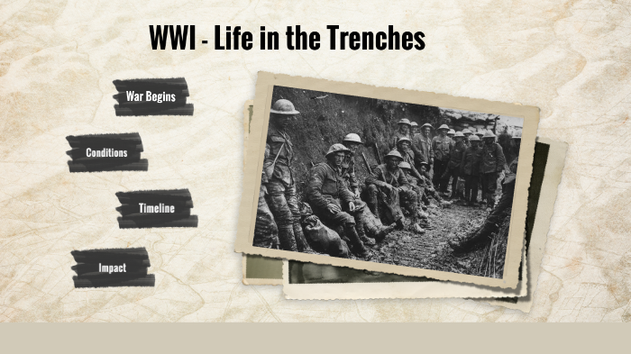 WW1 - Life in the Trenches by Tyler Blakely on Prezi