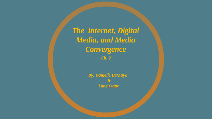 The Internet, Digital Media, and Media Convergence by lane claar on Prezi