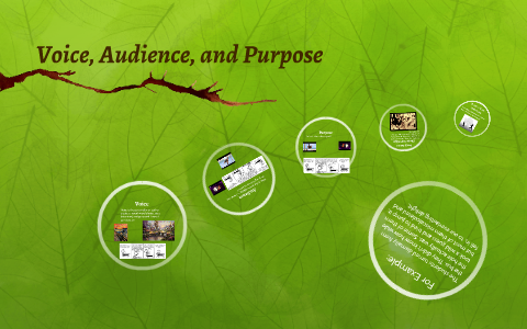 Voice, Audience, and Purpose by David Gillis on Prezi