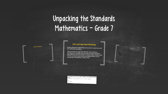 Unpacking the Standards by angela brumfield on Prezi