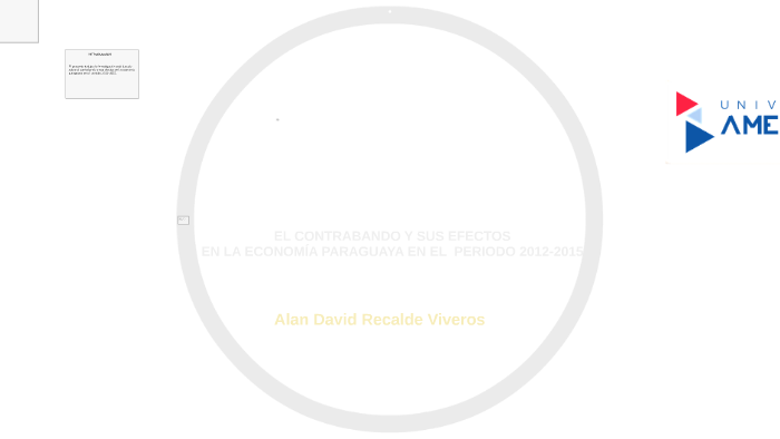 El contrabando y sus conseencias en la economia Paraguaya by Alan Recalde on Prezi