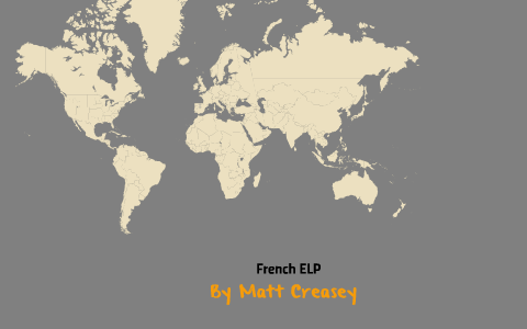 French ELP by on Prezi