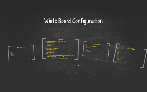 White Board Configuration by natasha burrell on Prezi