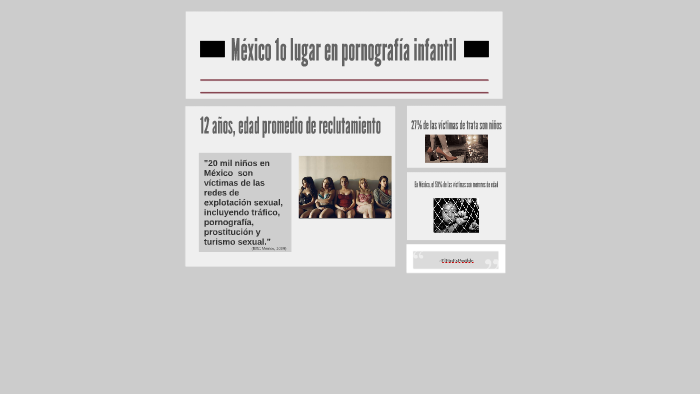 20 mil niños en México son víctimas de las redes de explota by ...
