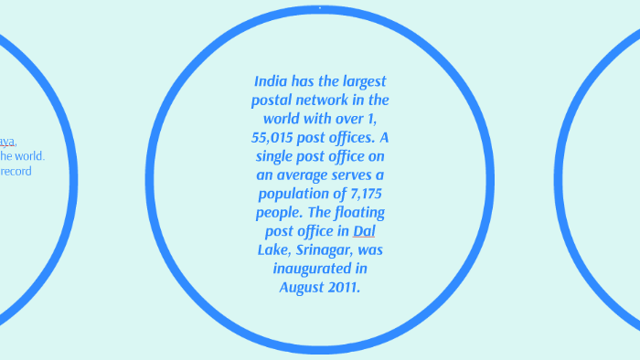 India has the largest postal network in the world with over by Jacob ...