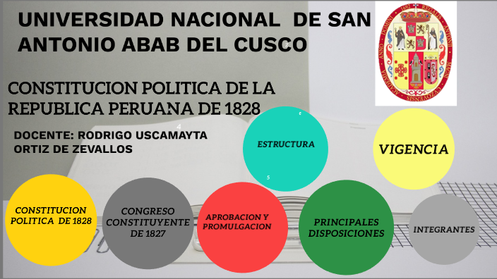 CONSTITUCIÓN POLÍTICA DE 1828 by Berly Stalin Huillca Delgado on Prezi