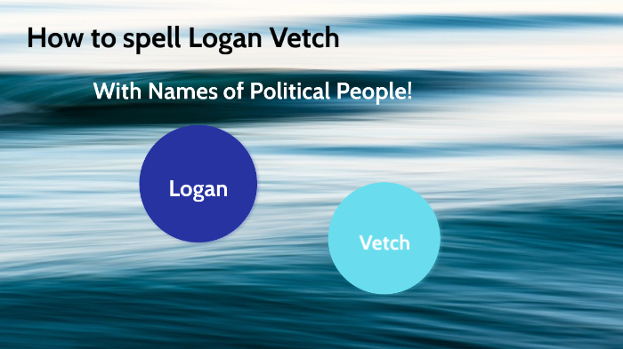 How to spell Logan Vetch by Logan Vetch on Prezi
