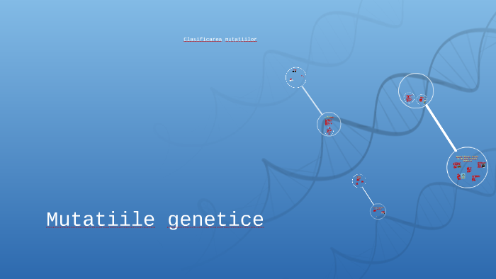 Mutatiile genetice by Sburlan Ana on Prezi