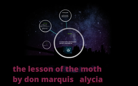 the lesson of the moth by on Prezi